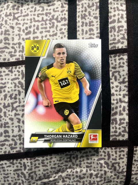 TOPPS 2022 BUNDESLIGA Performance Record Thorgan Hazard Borussia ...