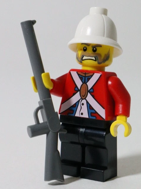 LEGO BRITISH VICTORIAN Pith Helmet Soldier Minifigure Army New Genuine ...