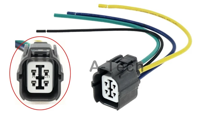 O2 OXYGEN SENSOR Female Connector 4-way for Honda Civic Integra Accord ...