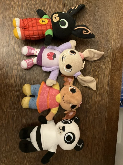 CBEEBIES BING BUNNY & Soft Plush Toy Bundle Bing Sula Pando Coco £10.00 ...