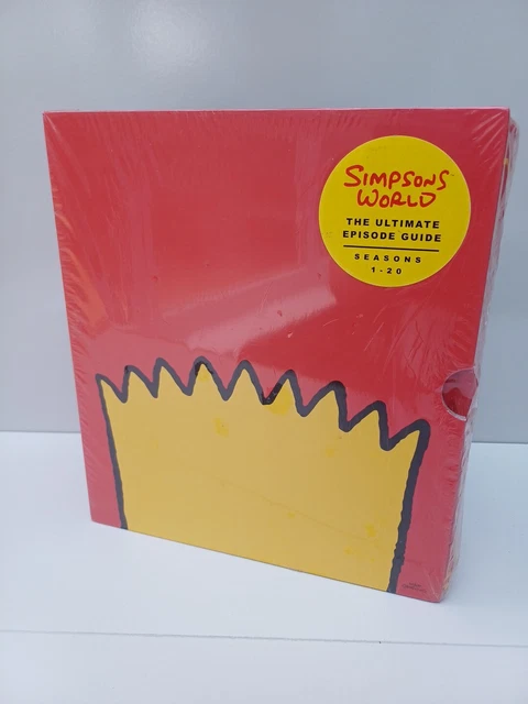 NEW SIMPSONS WORLD The Ultimate Episode Guide Seasons 1-20 Hardcover ...