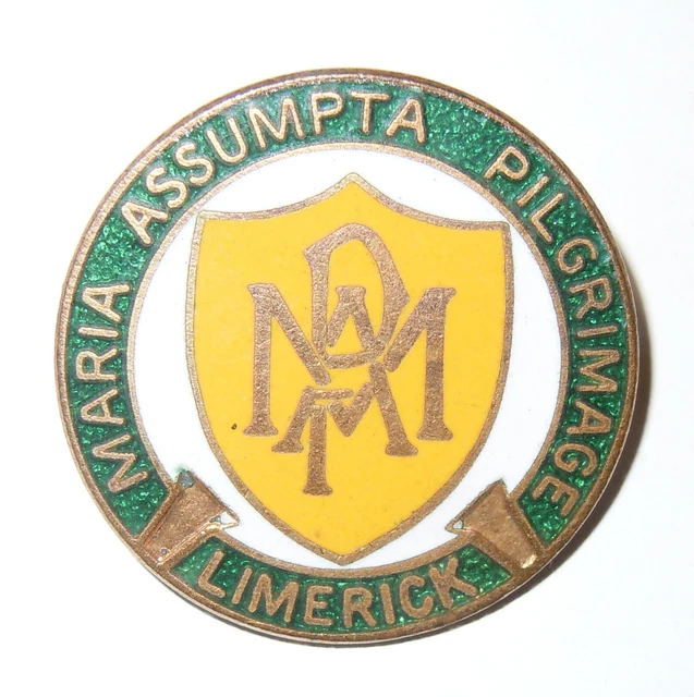 INSIGNE DE PELERINAGE Du Diocese De Limerick ( Irlande ) A Lourdes EUR ...