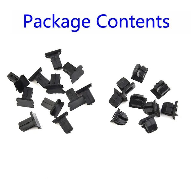 PUSH PANEL CLIPS Retainer W124 R129 W140 W202 Nylon Black 10pcs brand ...