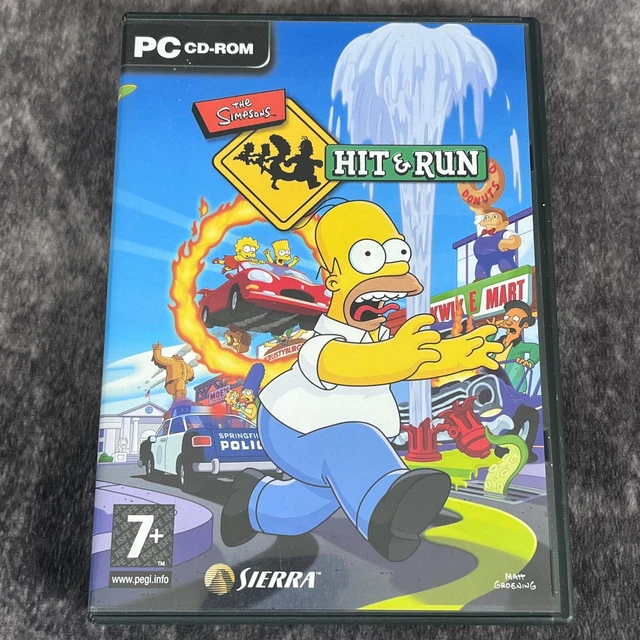 I SIMPSONS HIT & Run gioco per PC - con CD-ROM manuale rara versione ...