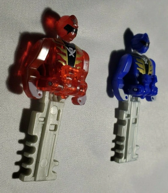 POWER RANGERS SUPER Megaforce Red and Blue Ranger Keys For Morpher No ...