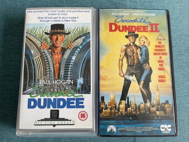 CROCODILE DUNDEE 1 and 2 VHS Films £4.99 - PicClick UK