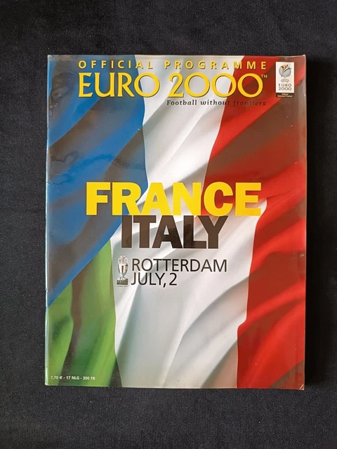 PROGRAMMA UFFICIALE EURO 2000 Francia Italia 2 luglio EUR 29,00 - PicClick IT