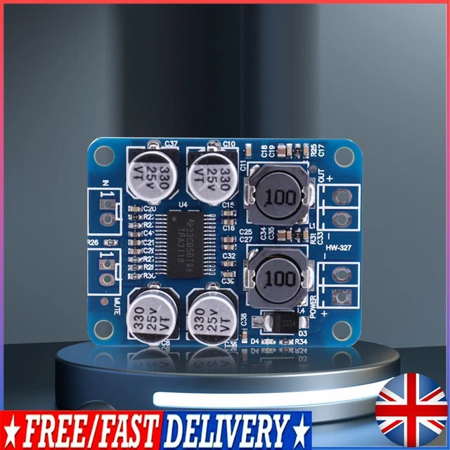 TPA3118 POWER AMPLIFIER Module Mono Channel Audio Amplifier Panel 1x60W ...