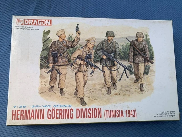 1/35 DRAGON GERMAN Hermann Goring Division Tunisia 1943 Hasegawa Dragon ...