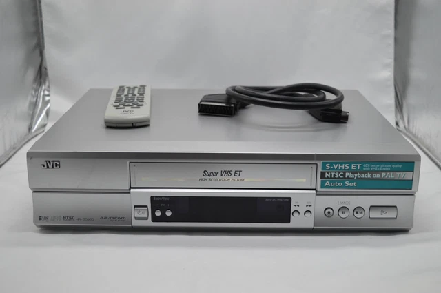MAGNÉTOSCOPE LECTEUR VCR VHS JVC Super VHS S-VHS HR-S5960E PAL UNIQUEMENT ONLY EUR 299,90 ...