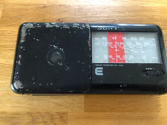 VINTAGE SONY 3 Band Radio model ICF-450L spares / repair EUR 6,92 ...