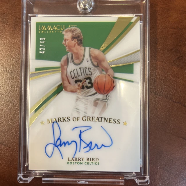 2021 LARRY BIRD marques de grandeur dans la carte auto /49 EUR 233,92 ...