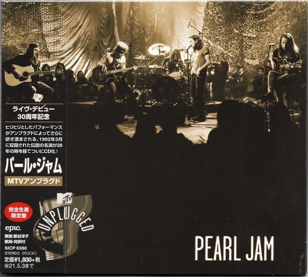 PEARL JAM - Mtv Unplugged - Rarest Japan Cd Limited Edition - Lyrics ...