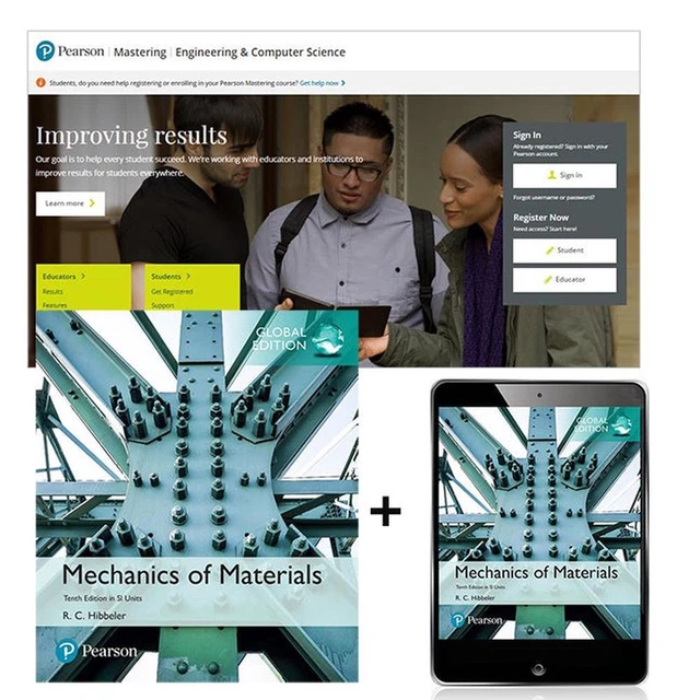 MECHANICS OF MATERIALS in SI Units, Global Edition + Mastering ...