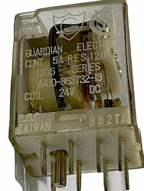 GUARDIAN ELECTRIC A410-363732-13 Relay 24 Volt DC Coil -NEW $19.89 ...