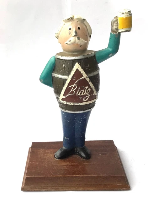 BONHOMME PUBLICITAIRE BIÈRE Valentin Blatz Brewing Compagny 1950 Statue ...