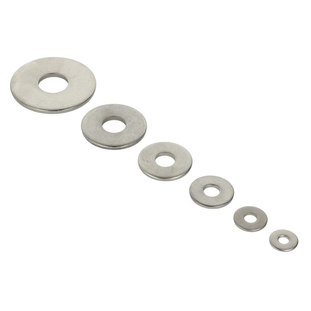 UNTERLEGSCHEIBEN DIN 9021 U-Scheiben Edelstahl V2A Beilagscheiben M2,5 M3 - M30 EUR 2,81 ...