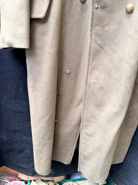 ORIGINAL WW2 BRITISH Army Captains Wool Overcoat Greatcoat - Size 44 ...