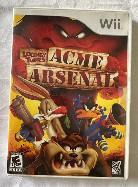 LOONEY TUNES ACME Arsenal Nintendo Wii 2007 Gossamer Taz Bugs Bunny ...