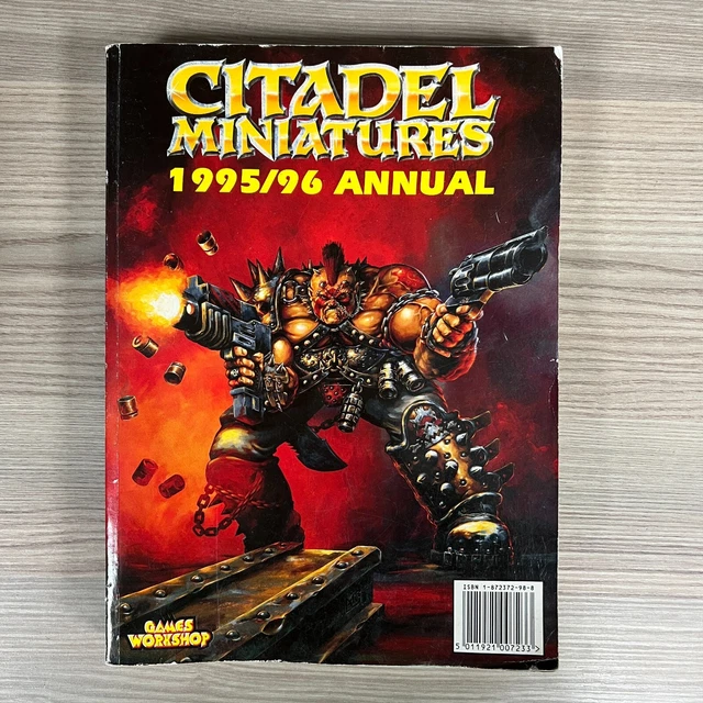 CITADEL MINIATUREN ANNUAL 1995/96 Weichrücken Spiele Workshop Warhammer ...