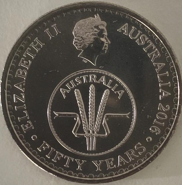 🔴🇦🇺2016 AUSTRALIAN 10 Cent Coin - Fifty Years Of Decimal Currency Changeover $2.50 - PicClick AU