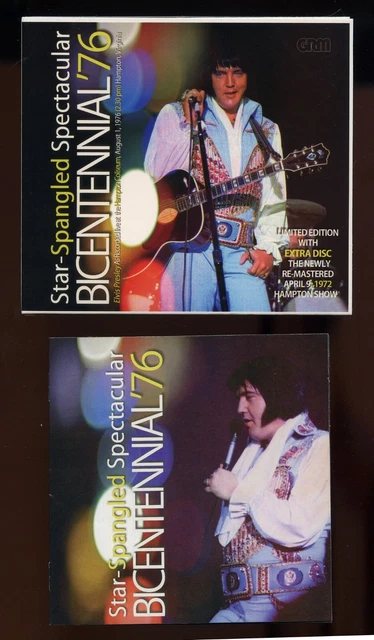 RARE ELVIS PRESLEY 2-CD - Star Spangled Spectacular Bicentennial '76 ...
