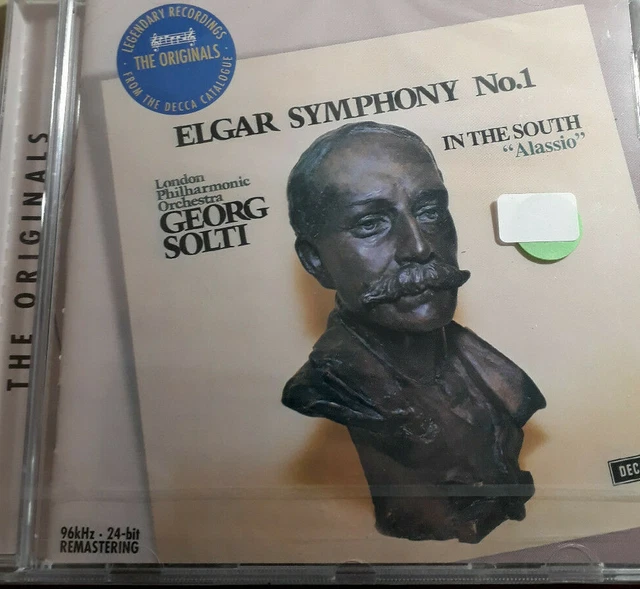 ELGAR, SOLTI, LPO- SYMPH.NO1, IN The South 'Alassio' OP.50 CD New ...