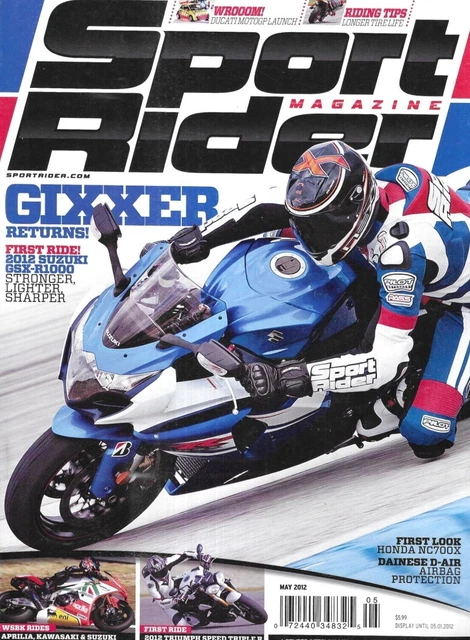 SPORT RIDER MOTORCYCLE Magazine Suzuki Triumph Speed Triple R Racer ...