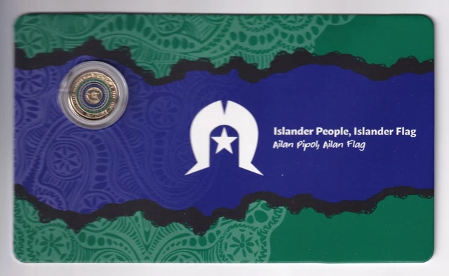 AUSTRALIAN: 2025 $2 Torres Strait Islander Flag C Mintmark Coin On Card ...