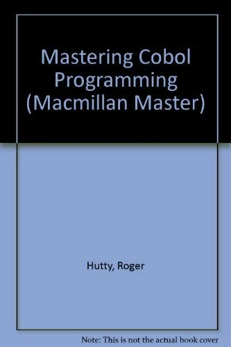 MASTERING COBOL PROGRAMMIERUNG (Macmillan Modern Shake... von Hutty ...