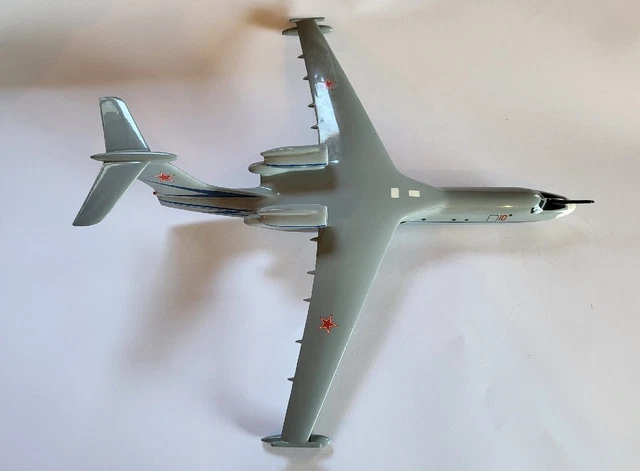RARE WOOD/RESIN STATIC 17" Russian Soviet Beriev A-40 Albatros aircraft ...