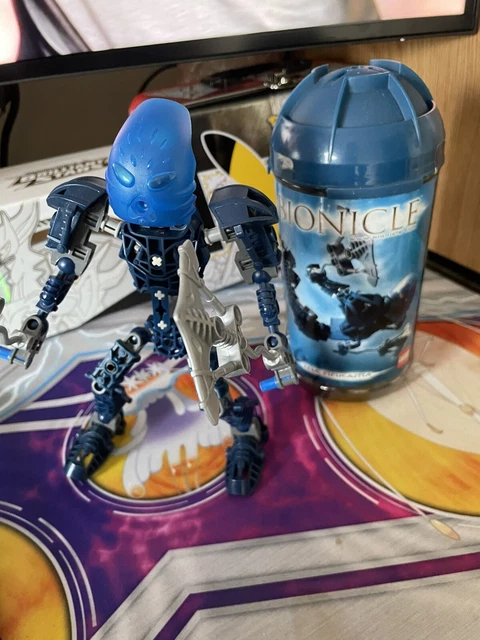 LEGO BIONICLE TOA Nokama Metru Nui Blue Toa of Water toy action Figure ...