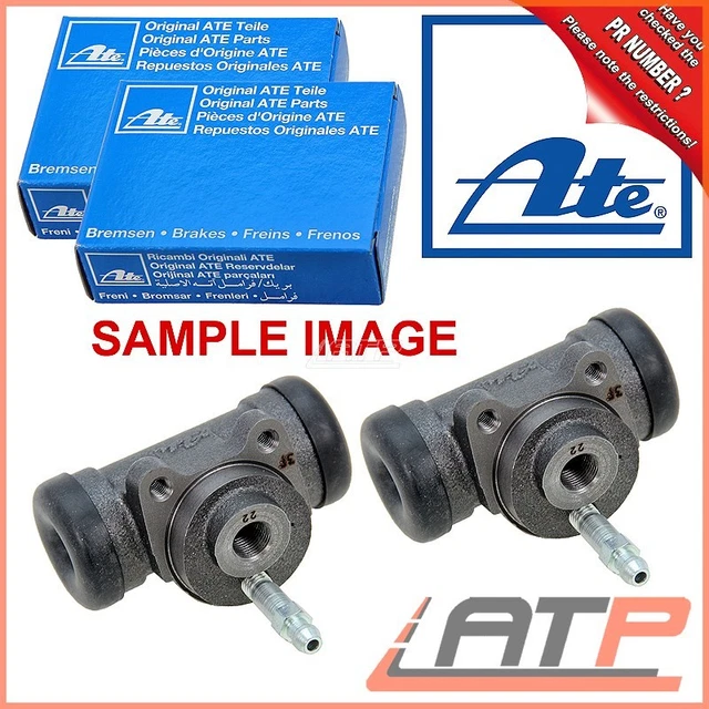 2X ATE WHEEL Brake Cylinder Rear For Vw Jetta Mk 2 87-91 Polo 86C 6V 6N ...