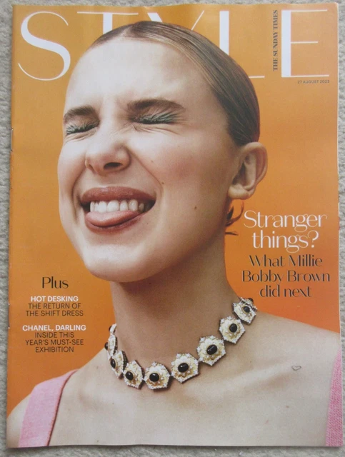 MILLIE BOBBY BROWN - Gabrielle Chanel - Style Magazine – 27 August 2023 ...