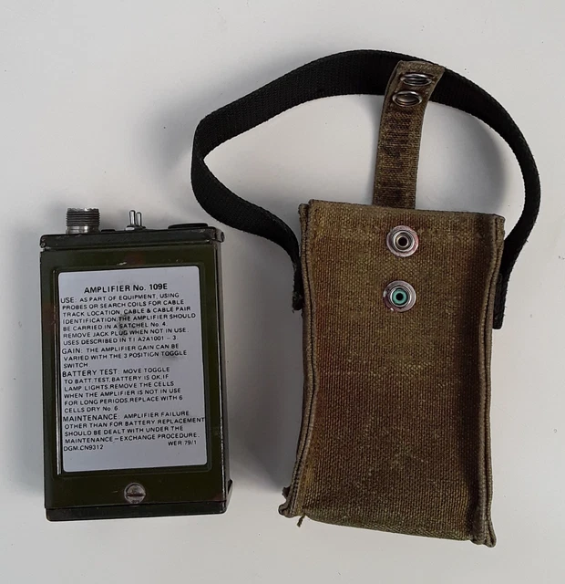 VINTAGE GPO/BT TELEPHONE Engineer's Test Amplifier No. 109E £44.50 ...