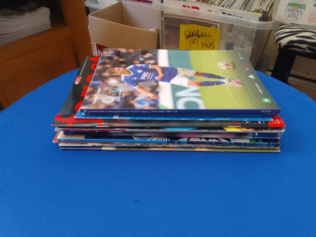 NEWCASTLE UNITED X 15 Away Football Programmes (Bulk Lot 3) All Listed ...