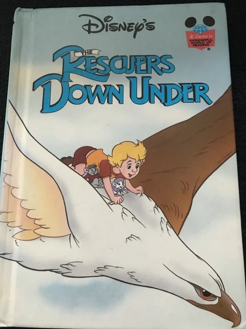 THE RESCUERS DOWN Under Disney Book - Groulier Book Clib Edition 1993 £ ...