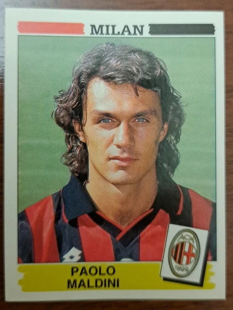 RARA FIGURINA ESAURITA Paolo Maldini Milan N.205 Calciatori Panini 1994-95 EUR 10,00 - PicClick IT