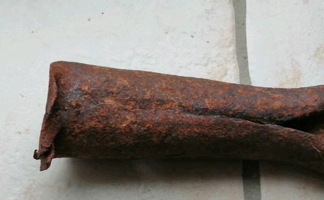 E5- OLD TOOL outil ancien gaffe perche de batelier fer forgé EUR 24,00 ...