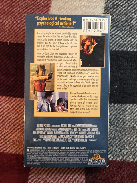 BLUE STEEL (VHS Tape, 1990) **Buy 2 Get 1 Free + Free Shipping** £7.29 ...