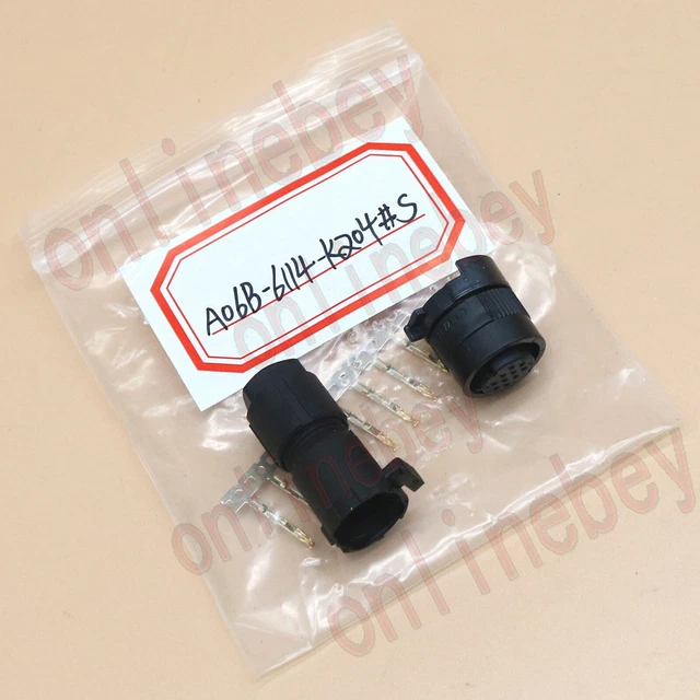 A06B-6114-K204#S NEW FOR Fanuc encoder wire connector JAE 10-pin plug ...