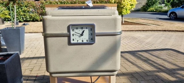 VINTAGE INDUSTRIAL ART Deco Time Recorder, Clocking In Clock Simplex ...