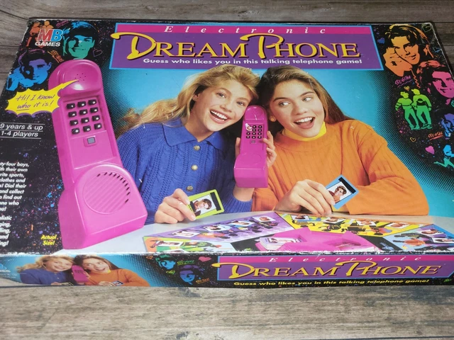 VINTAGE MB GAMES Electronic Dream Phone Board Game 1992 Good Condition ...