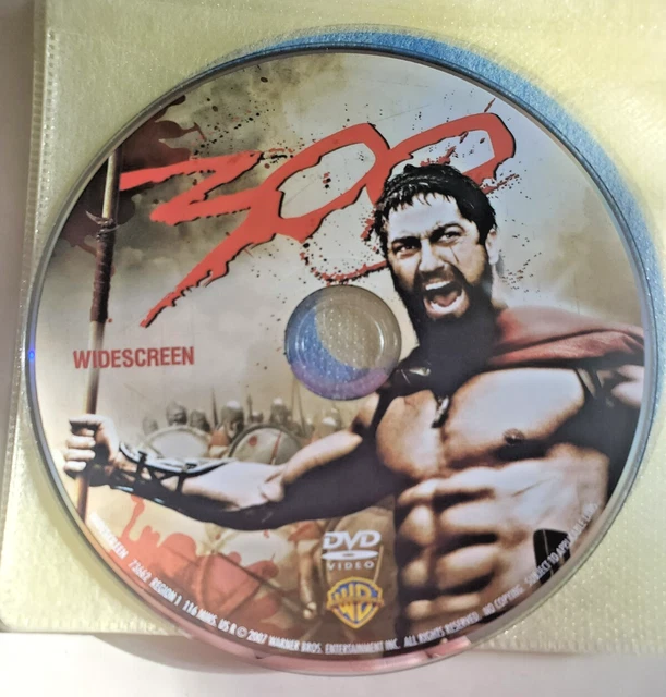 300 WIDESCREEN LOOSE Disc DVD Warner Bros. $2.00 - PicClick CA