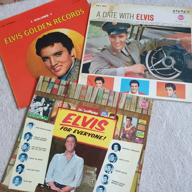 ELVIS PRESLEY - 3 x GERMAN 60'S LPs. £16.12 - PicClick UK