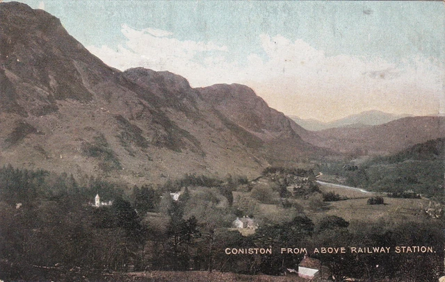 VIEW FROM ABOVE Railway Station, CONISTON, Lancashire £2.99 - PicClick UK