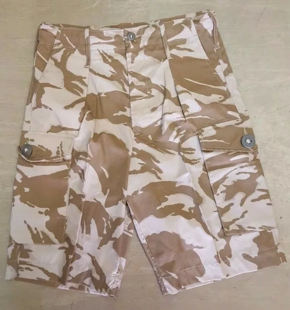 New Original British Army Issue Dpm Desert Camo Shorts Various Sizes £