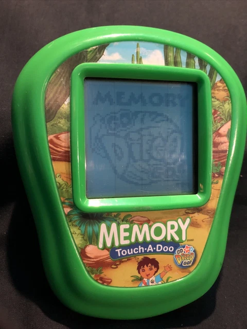 HASBRO MEMORY TOUCH-IT-DOO Go Diego Go Electronic Handheld Travel Game ...