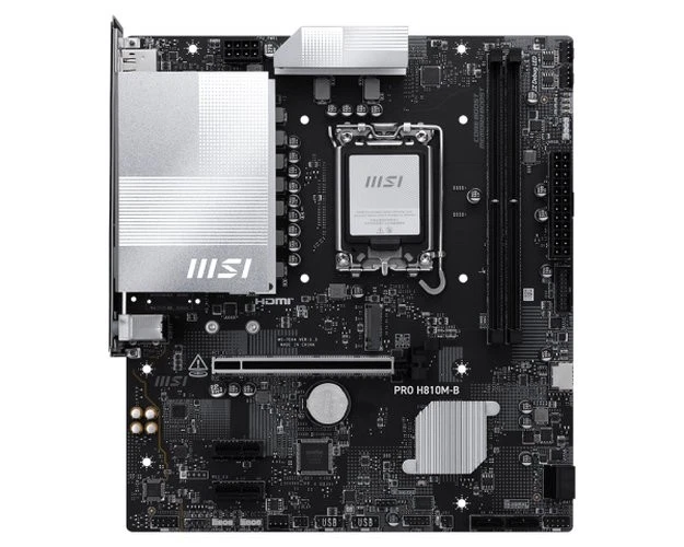 MSI PRO H810M-B motherboard Intel H810 LGA 1851 (Socket V1) micro ATX £ ...