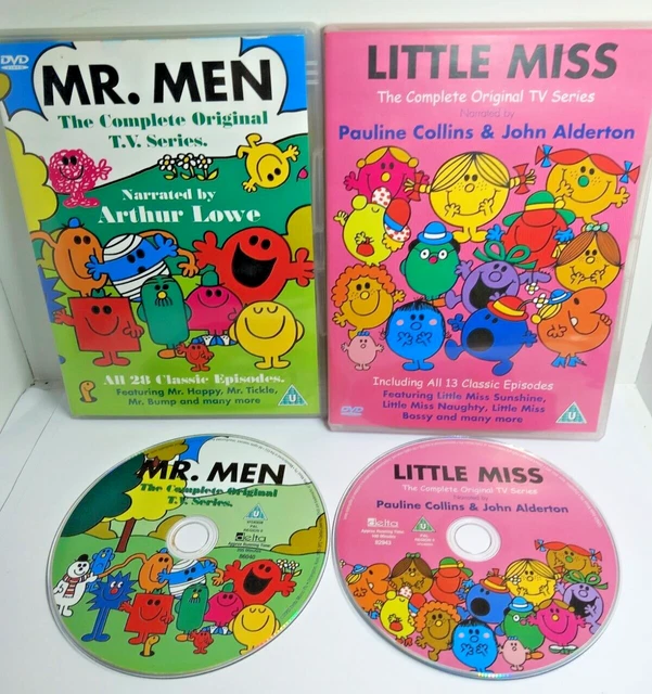 MR MEN + Little Miss Complete Original Series 1 & 2 DVD 35th ...